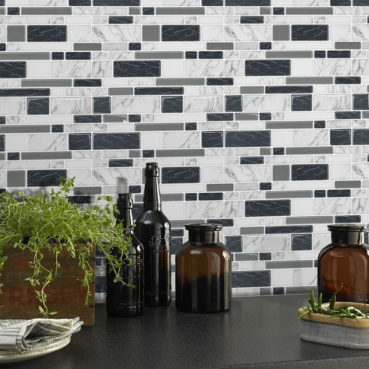 Laundry Room Refresh With Peel and Stick Backsplash Wall Tile | STICKGOO