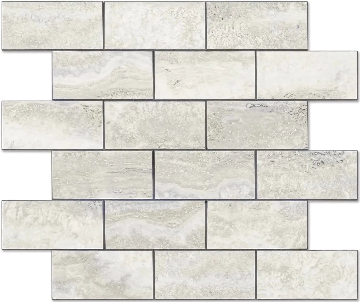 STICKGOO Beige 2''x4'' Peel and Stick Subway Tile Backsplash For Kitchen